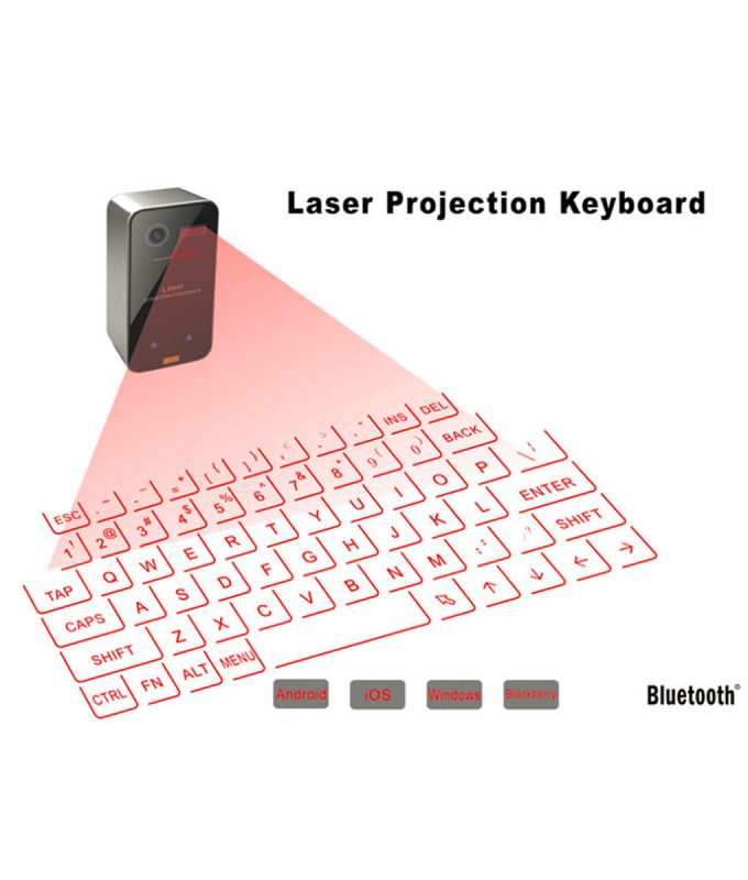 Portable Wireless Laser Keyboard - Not sold in stores