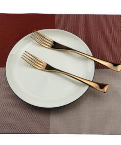 Rose Gold Dinnerware Set || Rose Gold Stainless Steel 6piec set
