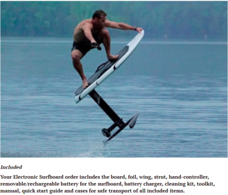Electronic Surfboard - Not sold in stores