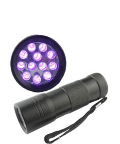 395NM UV Purple Light Waterproof Aluminium LED Torch - Not sold in stores