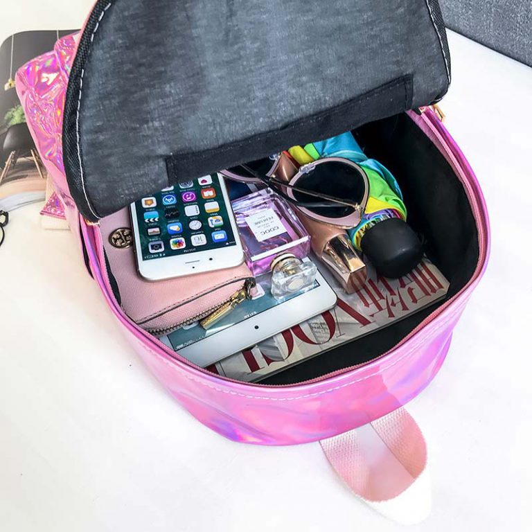 Holographic Glitter Women Backpack - Not sold in stores