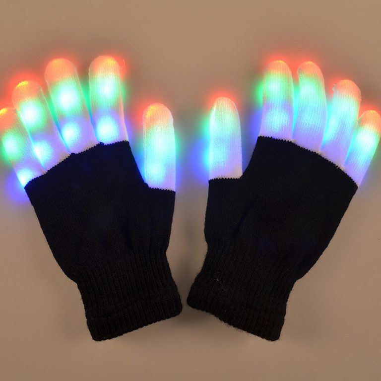 LED Gloves Finger Lights - Not sold in stores