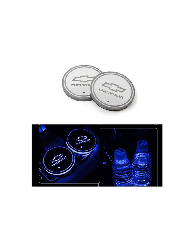 LED Car Logo Cup Lights Up Holder 2pcs – JOOPZY