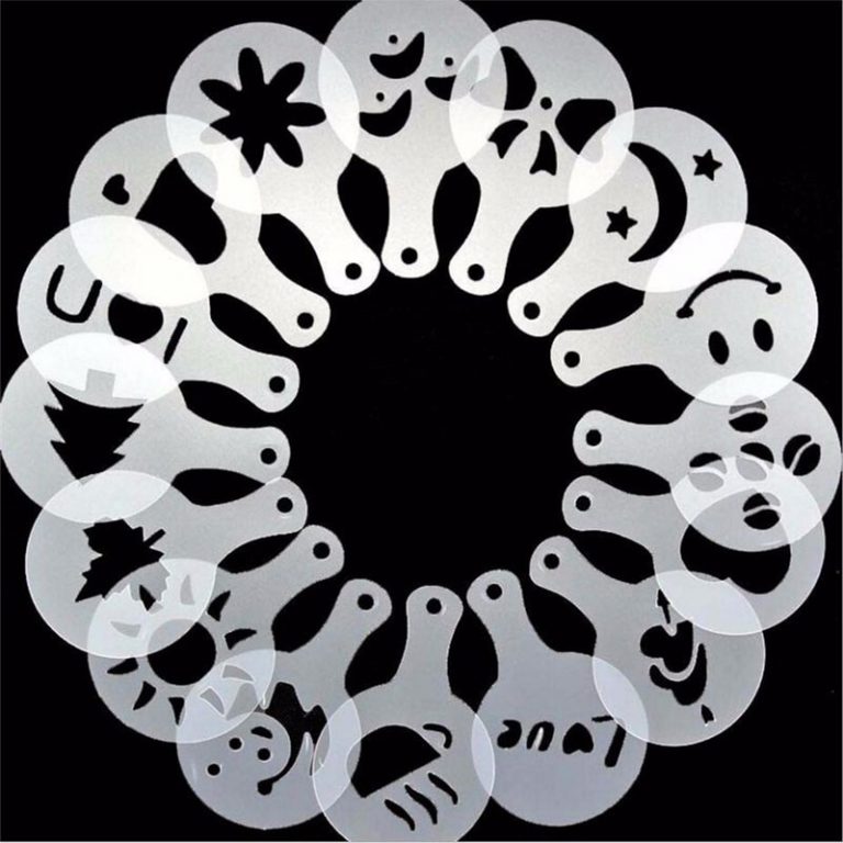 Stainless Coffee Sifter & Stencils - Not sold in stores