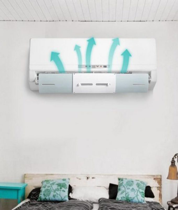 Adjustable Air Conditioning Baffle Shield - Not sold in stores