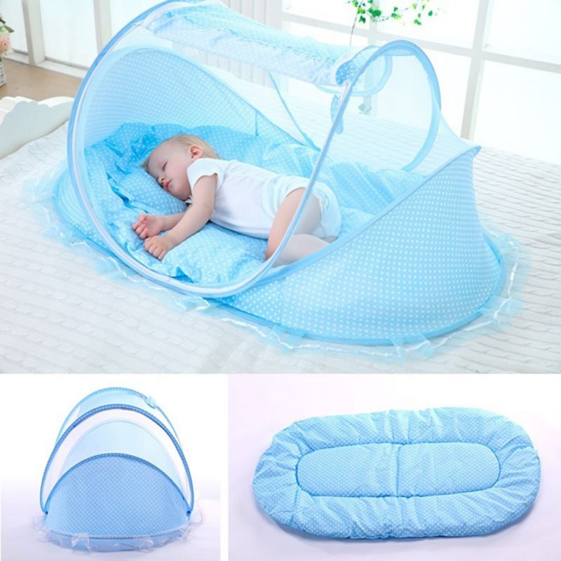 4-1 Baby Foldable Net Crib - Not sold in stores