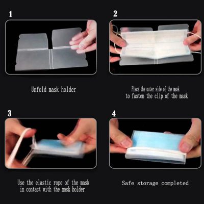 10 PCS Foldable Mask Storage Box - Not sold in stores