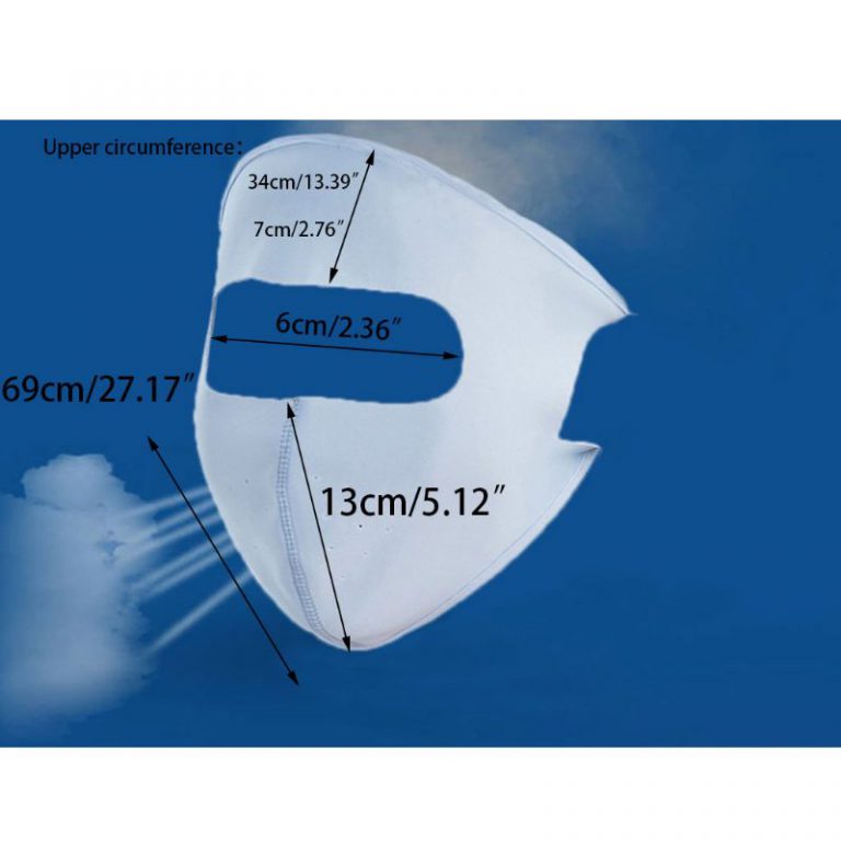 Ice Silk Full Face Mask - Not sold in stores