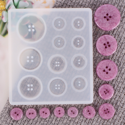 DIY Silicone Mold Resin Buttons - Not sold in stores