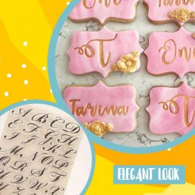 DIY Cake Alphabet Stamp Set - Not sold in stores