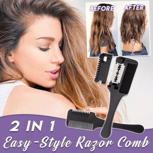 2 In 1 Easy-Style Razor Comb - Not sold in stores
