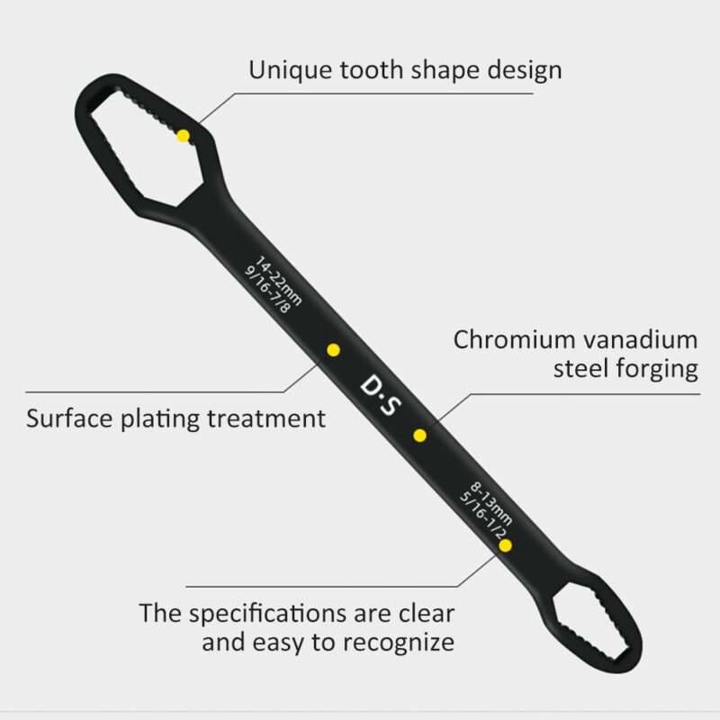 Universal Double Sided Wrench - Not sold in stores